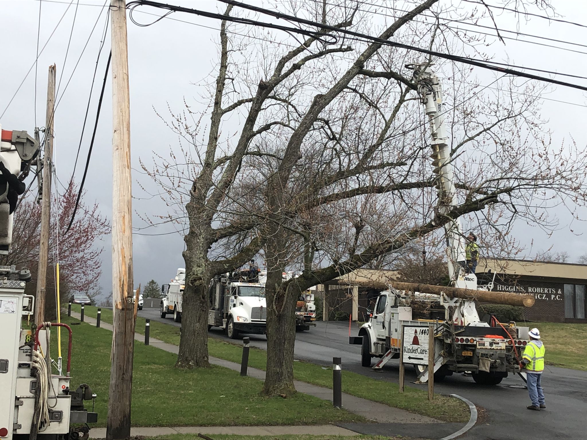 Snapped pole cuts National Grid service in Niskayuna