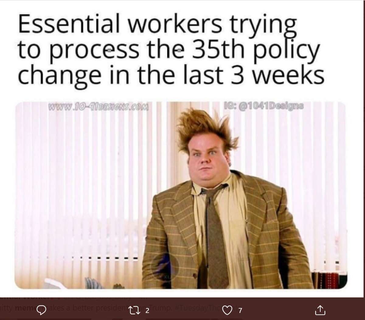 Hilarious memes that describe essential worker life