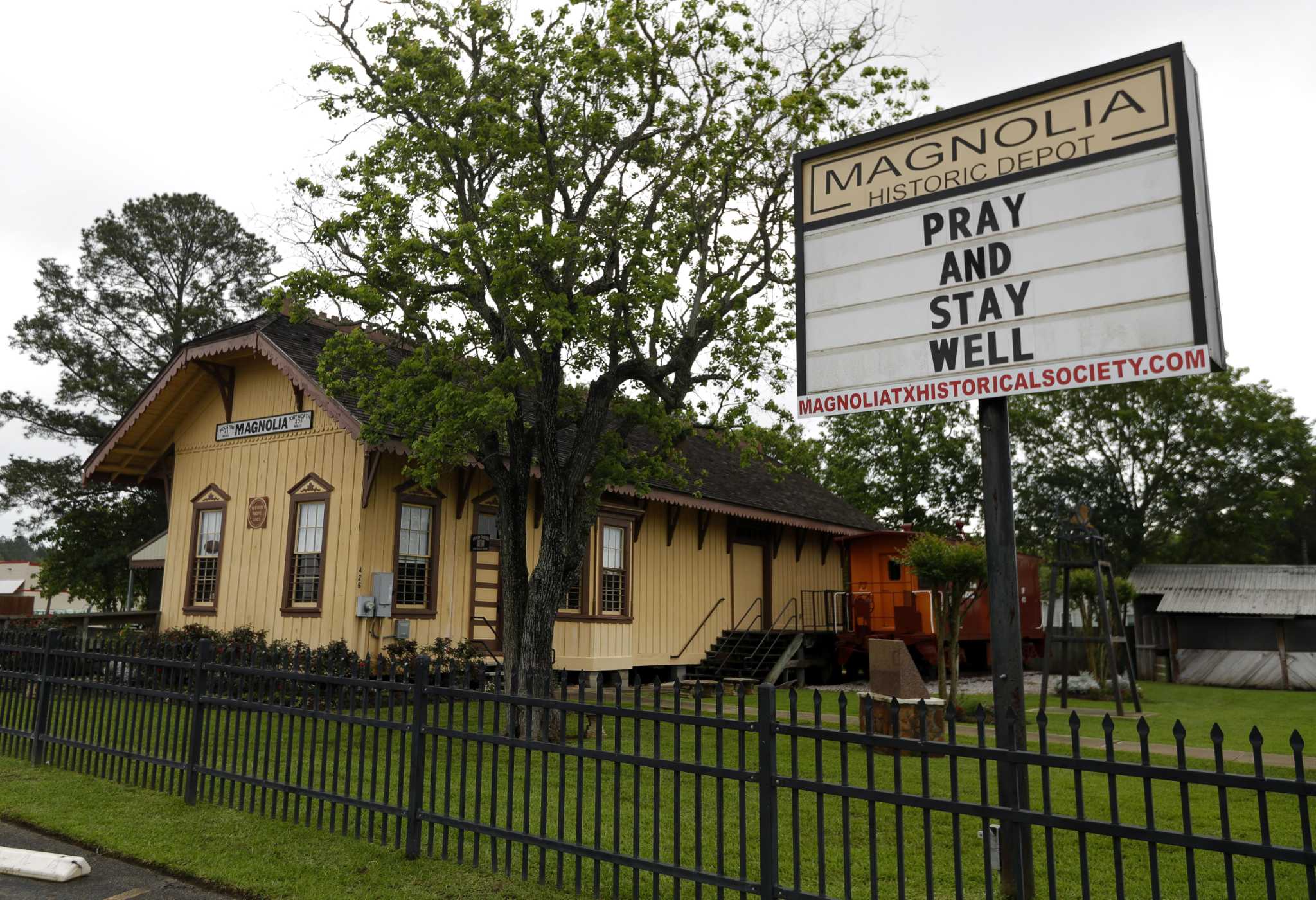 Outdoor historical displays offer education and break from home