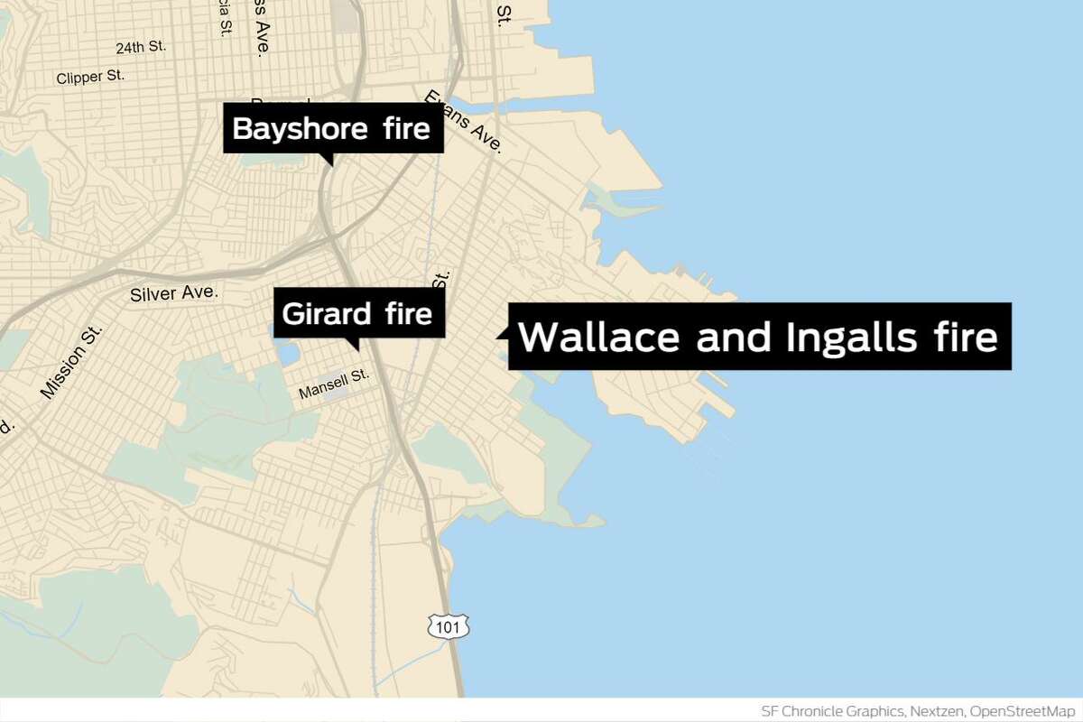 3 late-night fires in just 10 minutes across San Francisco leave 3 ...