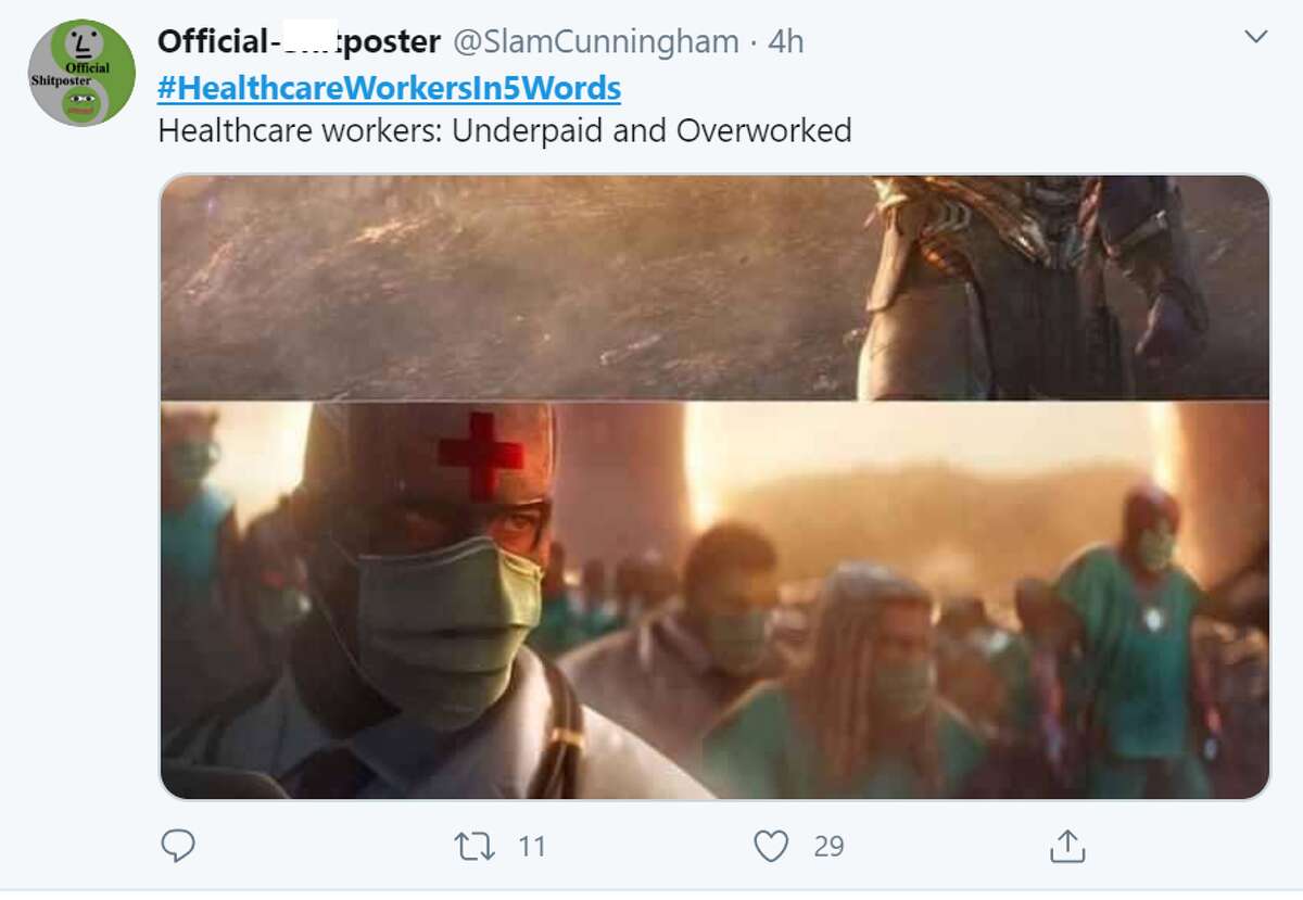 Memes that describe the tireless work of healthcare workers amid COVID-19