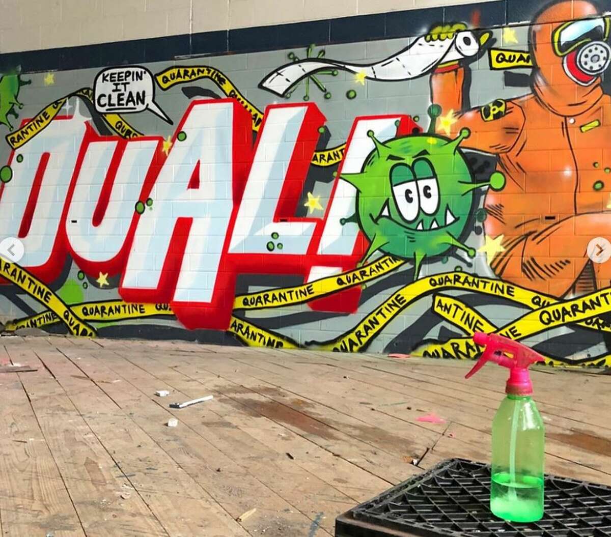 New coronavirus-inspired art, murals dot Houston's landscape