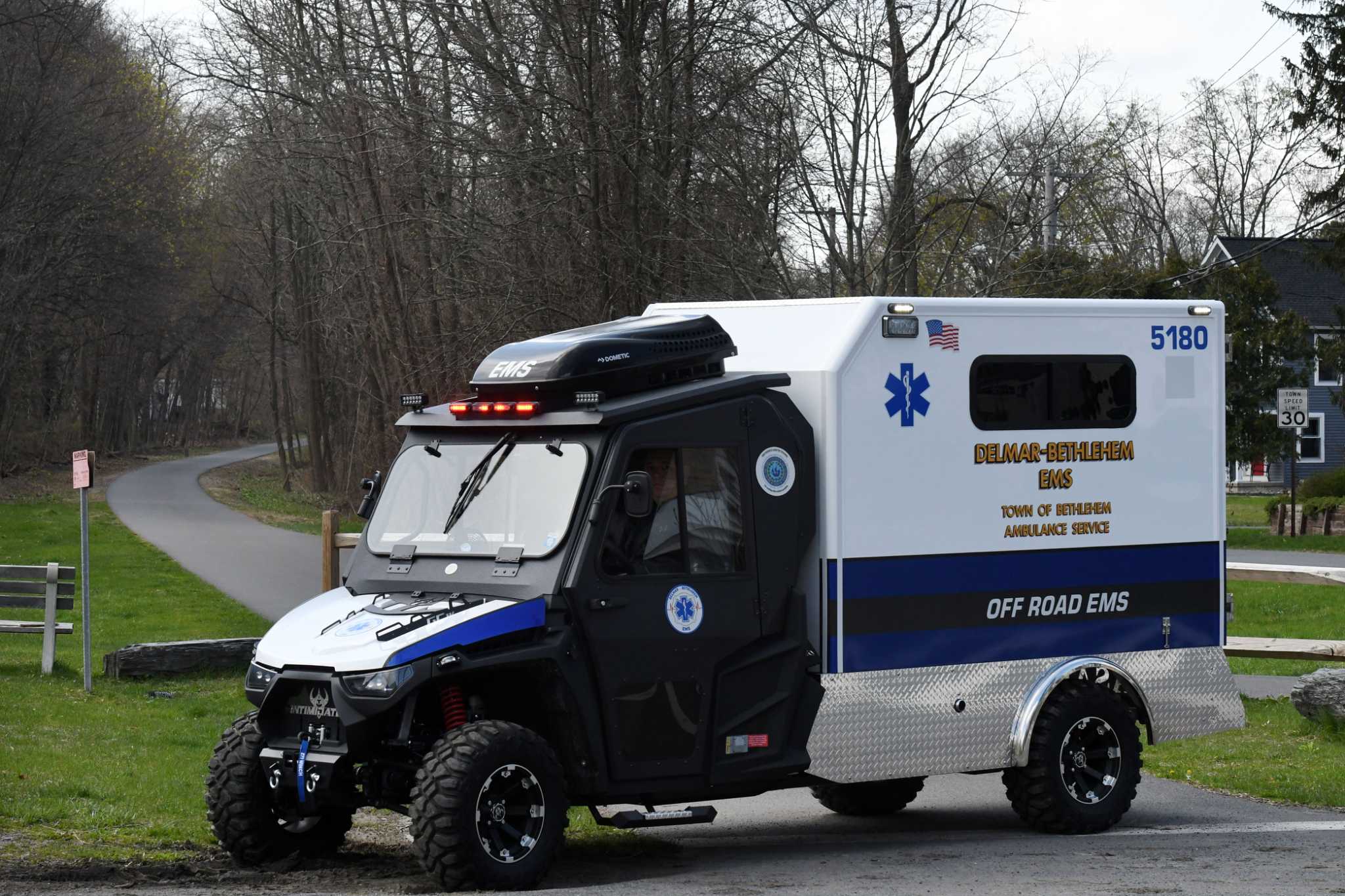 Mini-ambulance for Albany County Rail Trail comes just in time