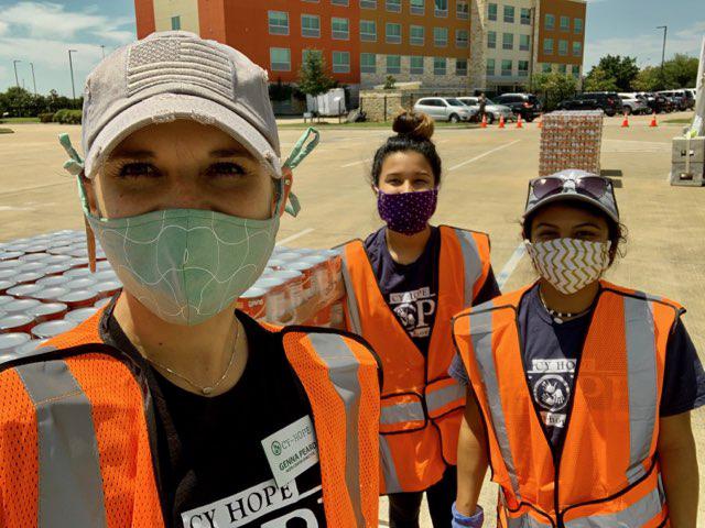 Cy-Hope and Houston Food Bank begin weekly mega food distribution in ...