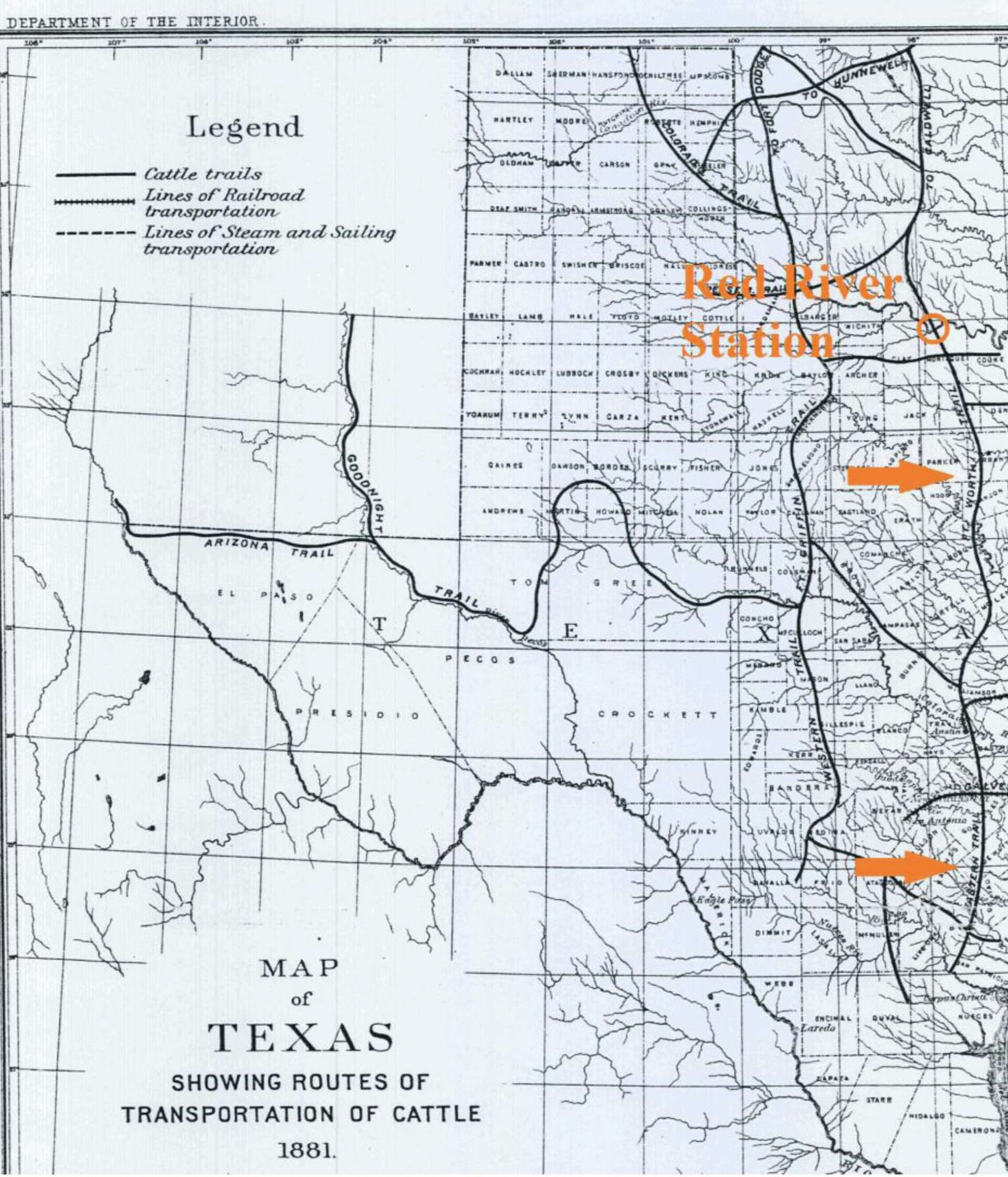 Despite popular lore, the original ‘Chisholm Trail’ didn’t run through ...