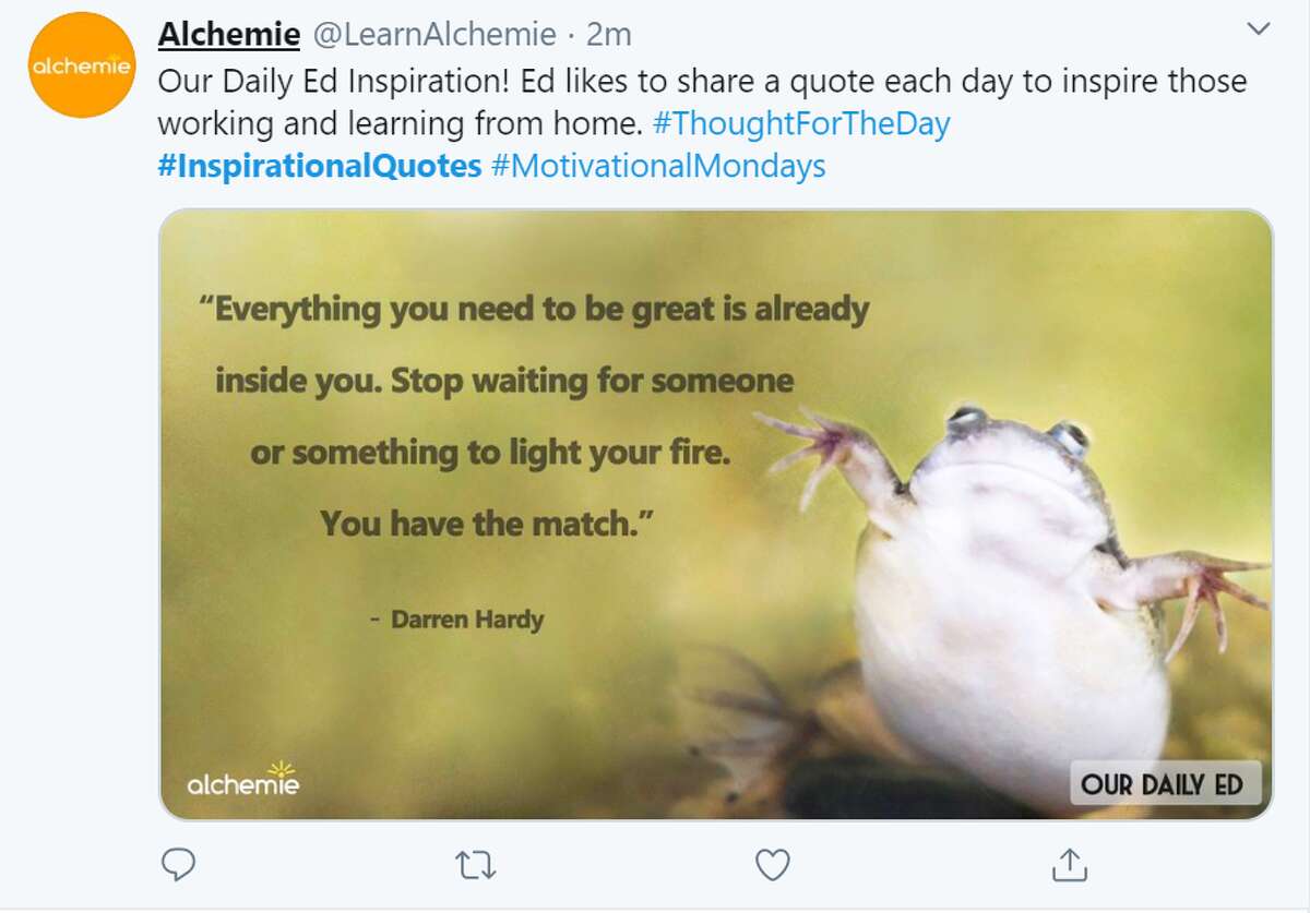 Twitter followers share inspirational quotes to encourage you during ...