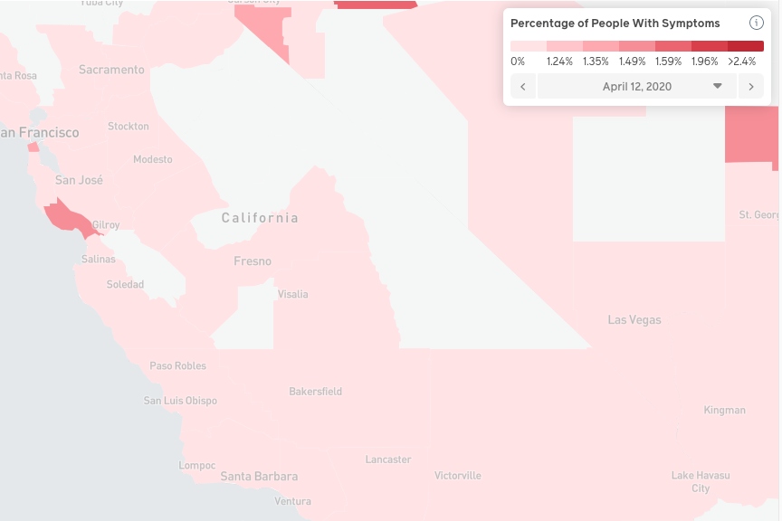 New map uses Facebook surveys to identify coronavirus hot spots