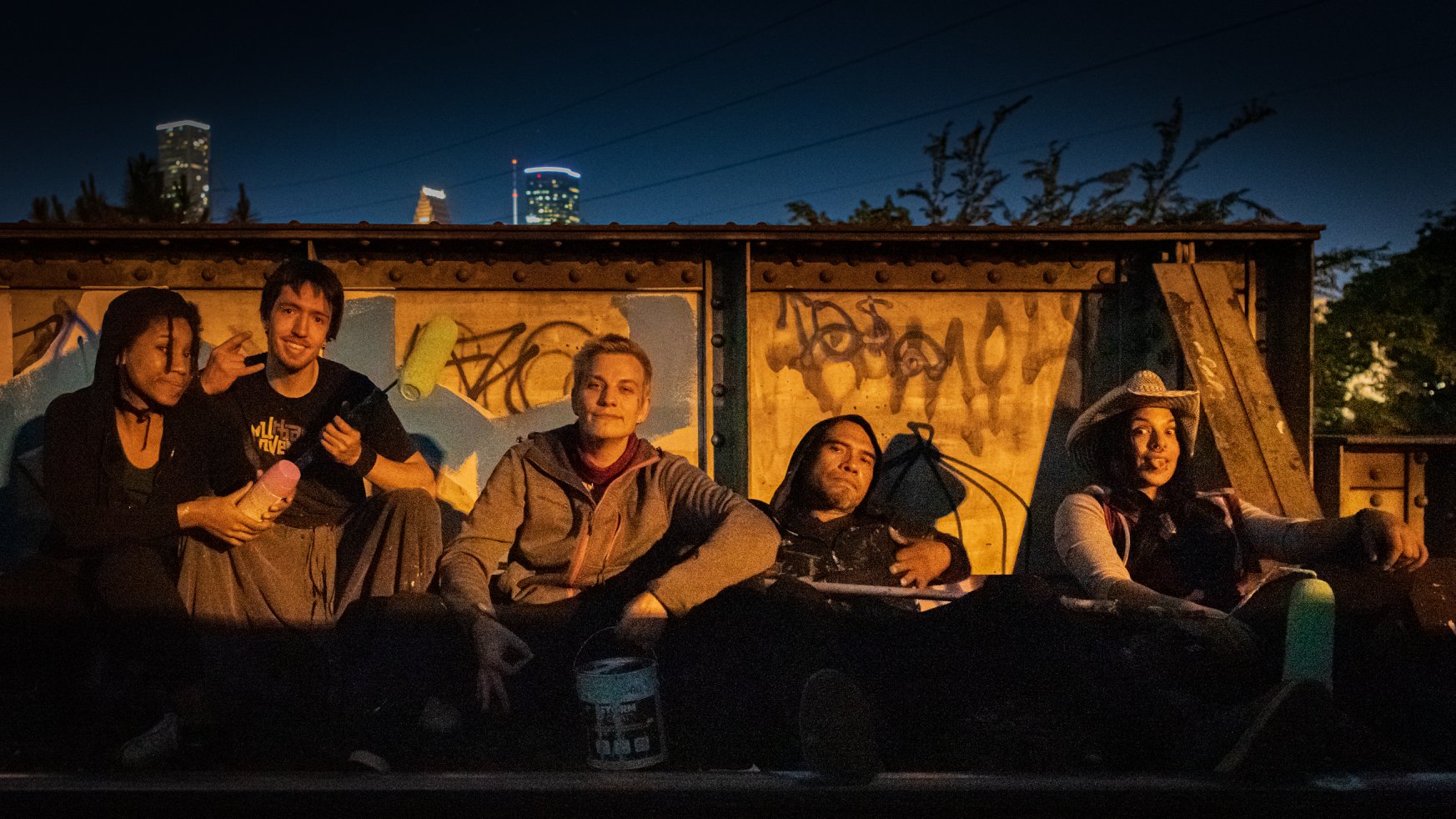 Photos: This group of Houstonians repainted the Be Someone graffiti mural