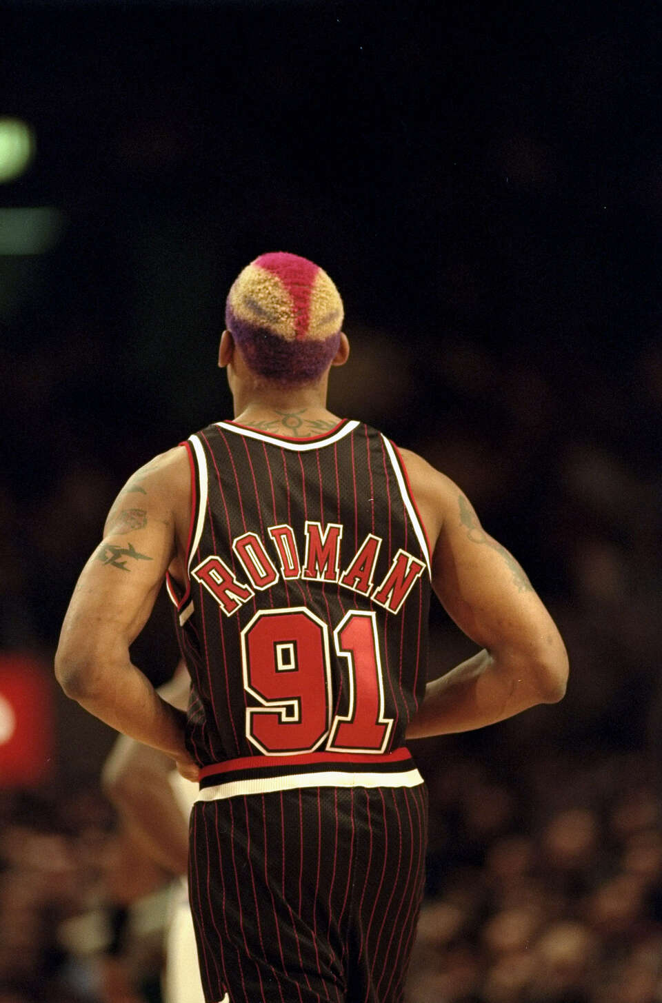 The many different hair designs of Dennis Rodman