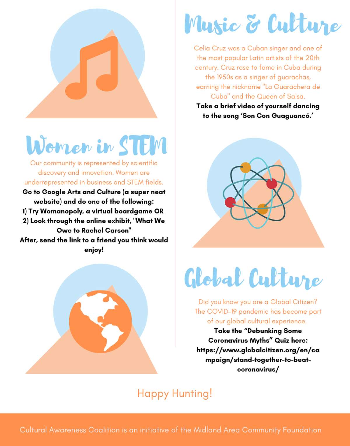 Online scavenger hunt underway, hosted by Cultural Awareness Coalition