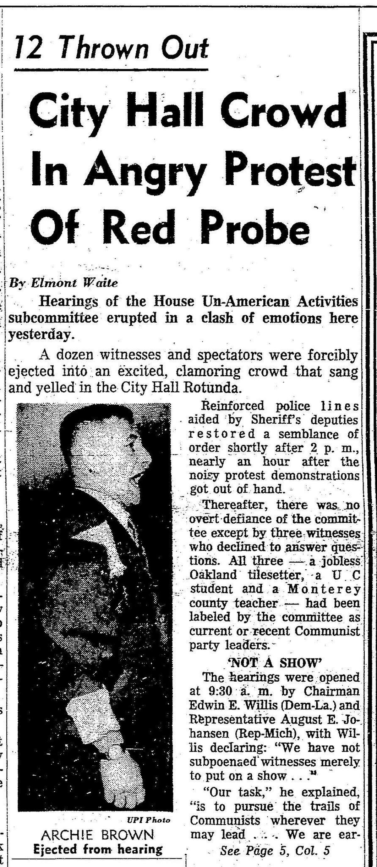 Dawn of Bay Area protest movement: 1960 photos show SF ‘riot’ over ...