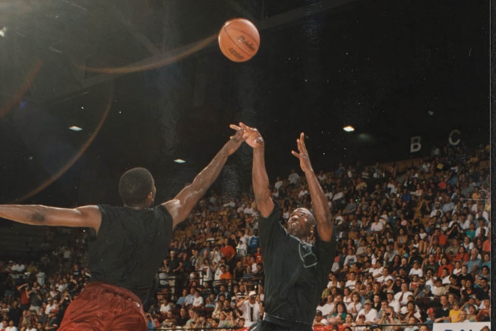PHOTOS: A look back at the time Michael Jordan played at Texas State ...