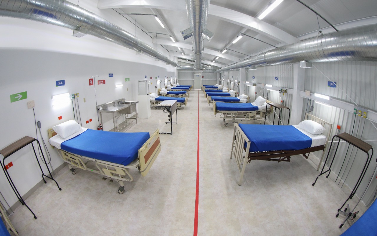 Temporary mobile hospital opened in Nuevo Laredo for coronavirus patients