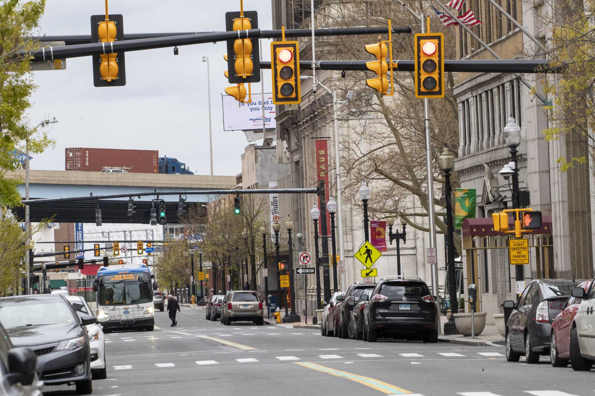 Connecticut Traffic Lights East Coast Roads US Route 1 Boston Post