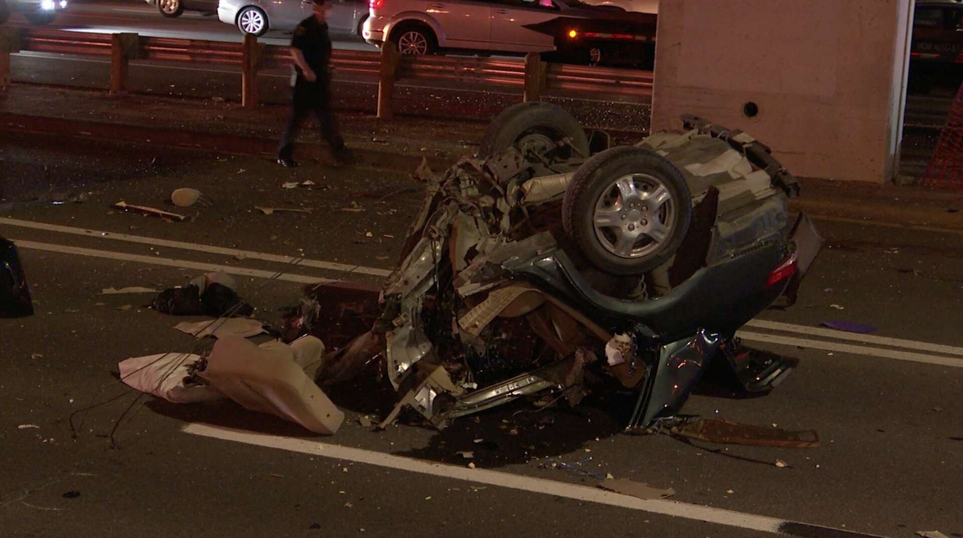 Car splits in half in 'horrific' deadly wreck in southwest Houston