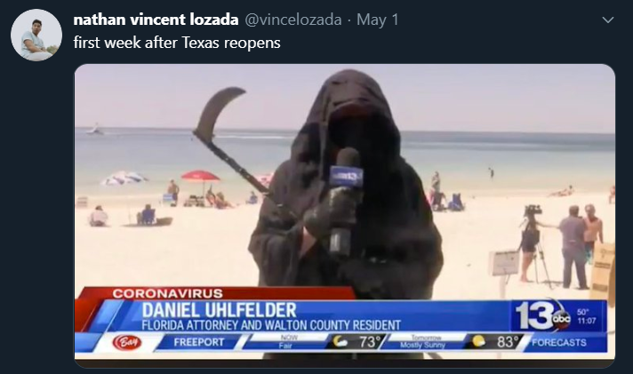 Texas Twitter's grim and hilarious reactions to the state reopening