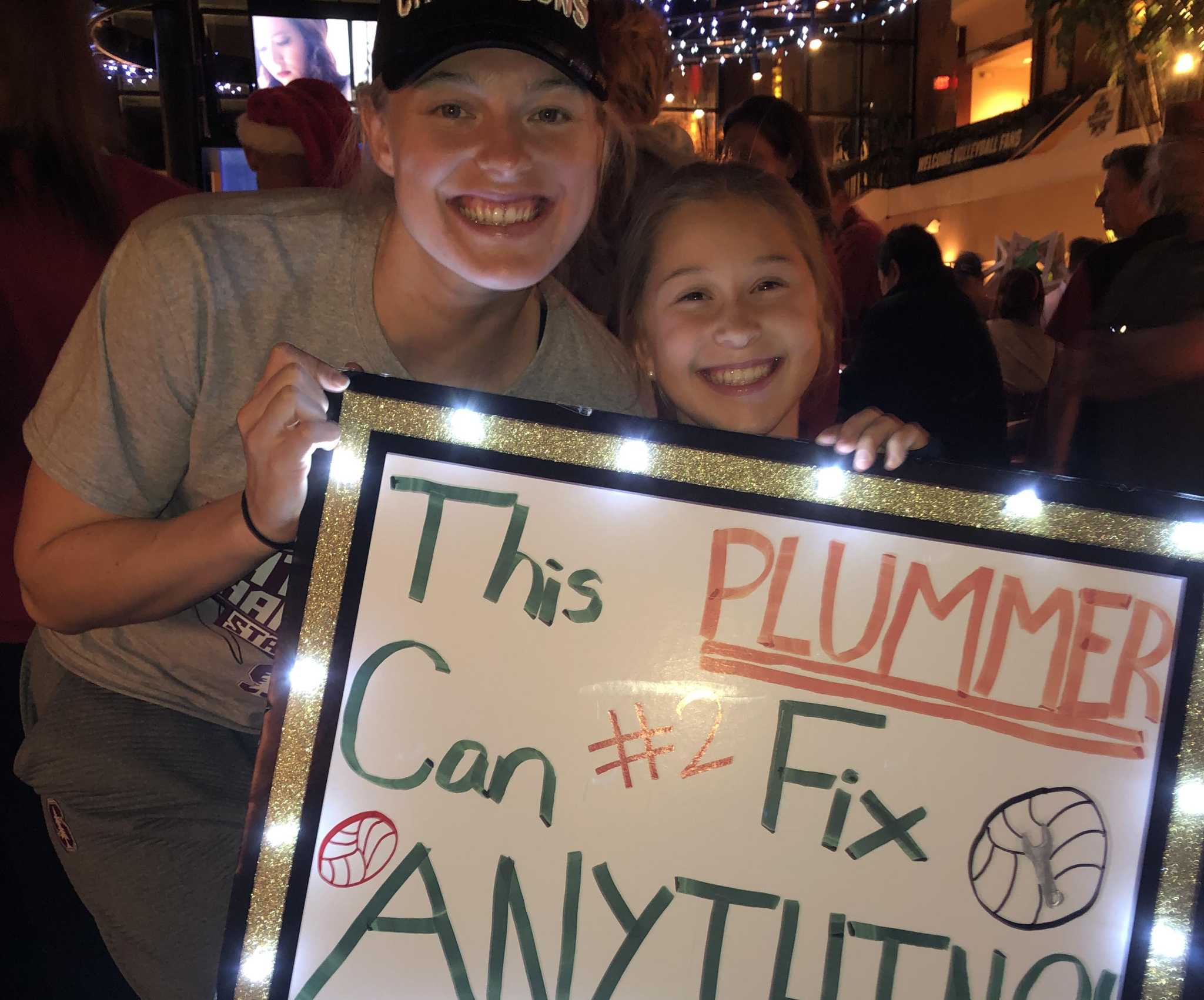 Cute Volleyball Fan Signs