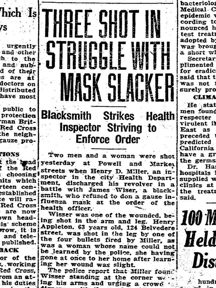 Anti-Mask League: San Francisco had its own shutdown protests during ...