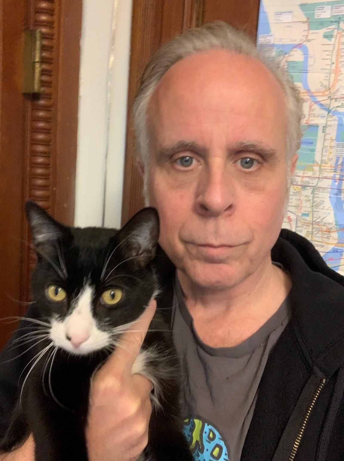 New pet cat offers comfort for cartoonist Tom Tomorrow during ...