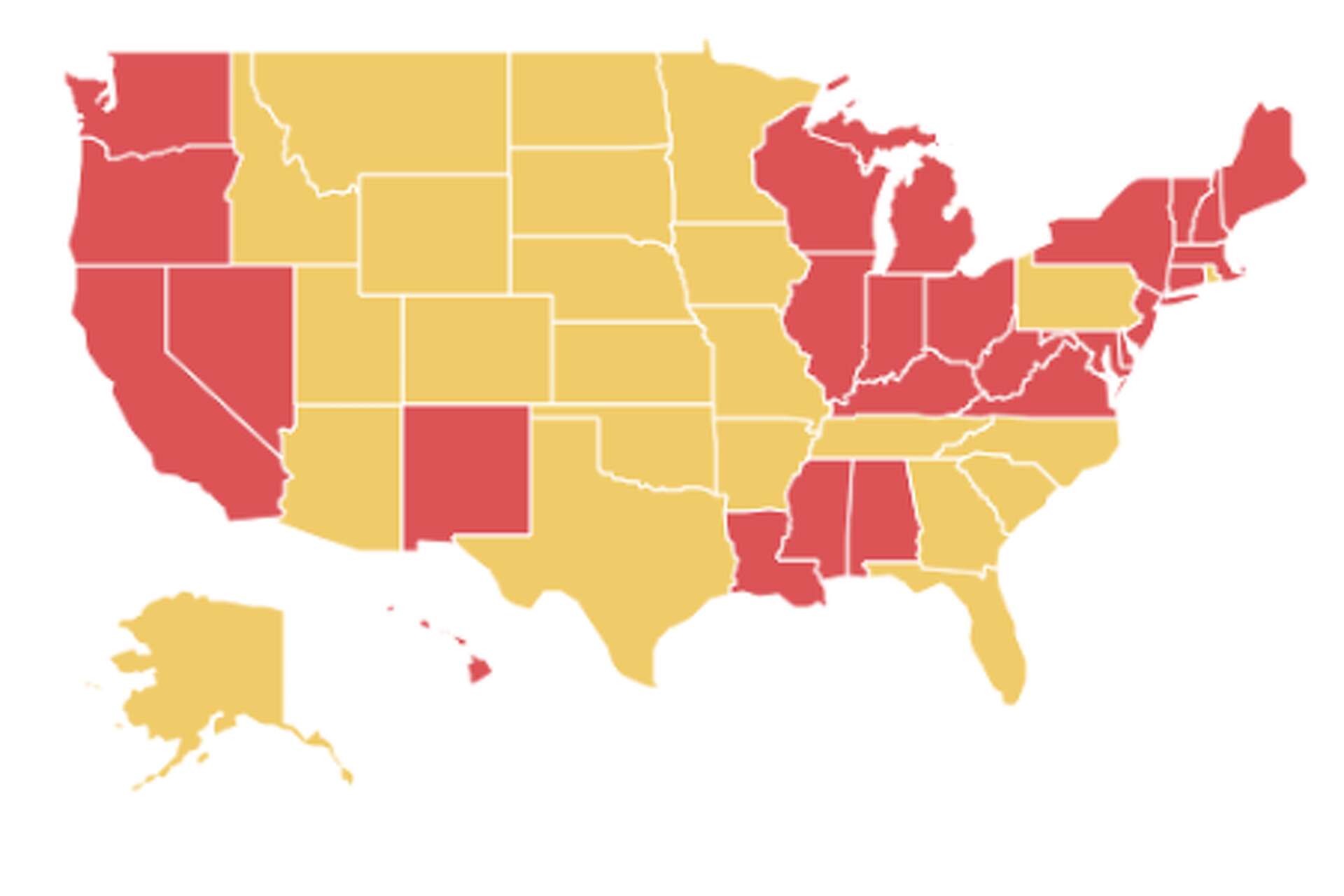 This map shows how states are reopening and what is open beyond ...