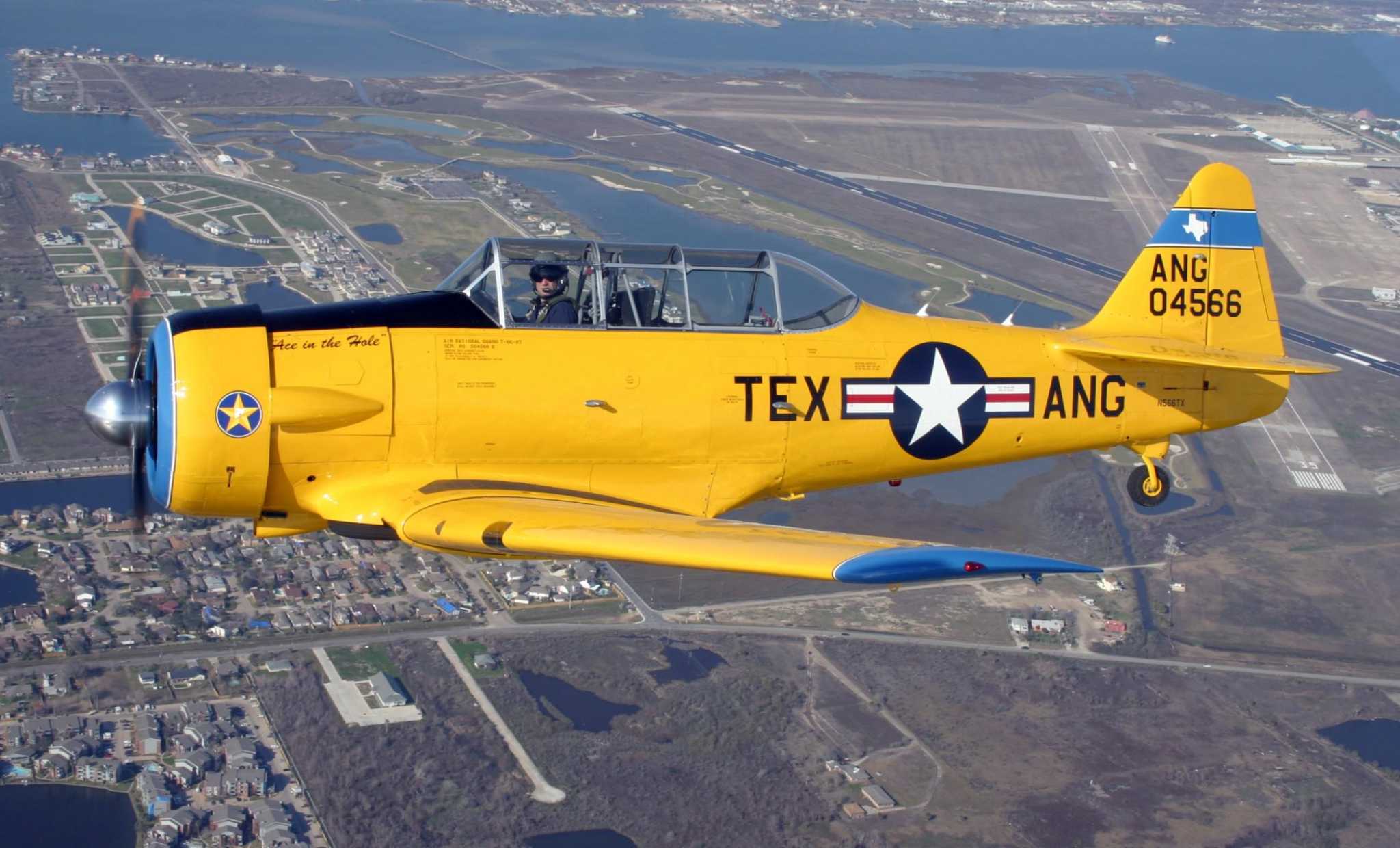 Epic Flyover: Vintage WWII Warbirds took to the sky over Houston Sunday