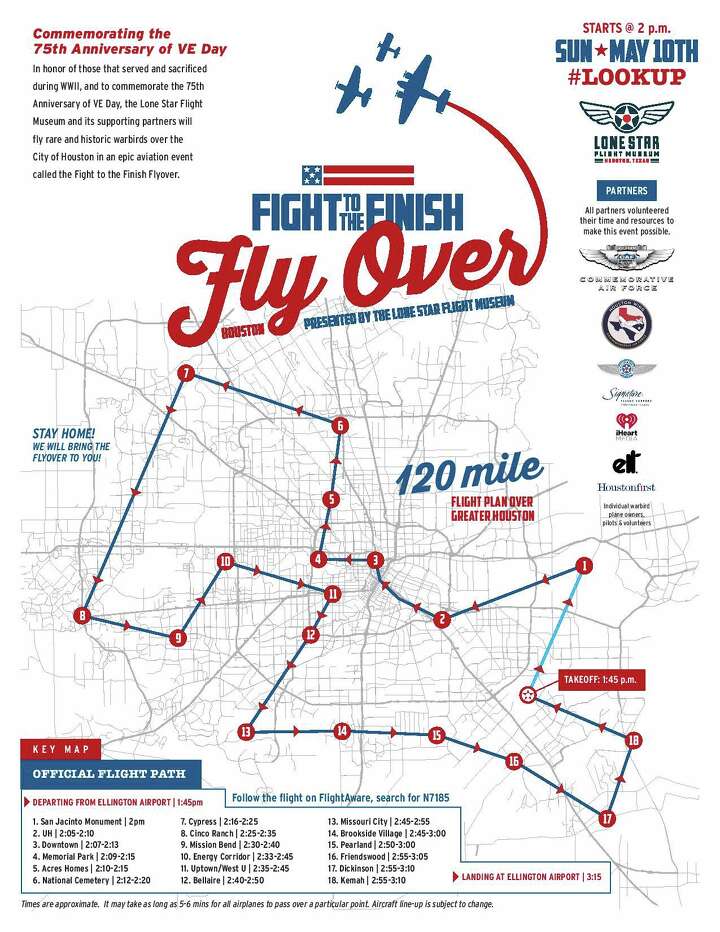 Epic Flyover: Vintage WWII Warbirds took to the sky over Houston Sunday