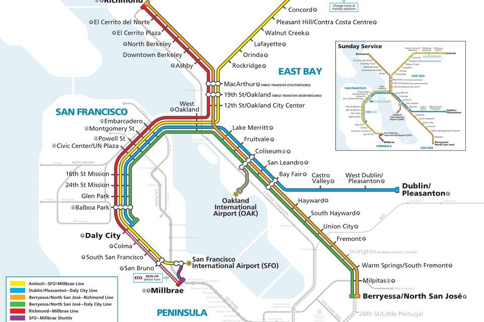 BART unveils a new system map. Here's what's changed.