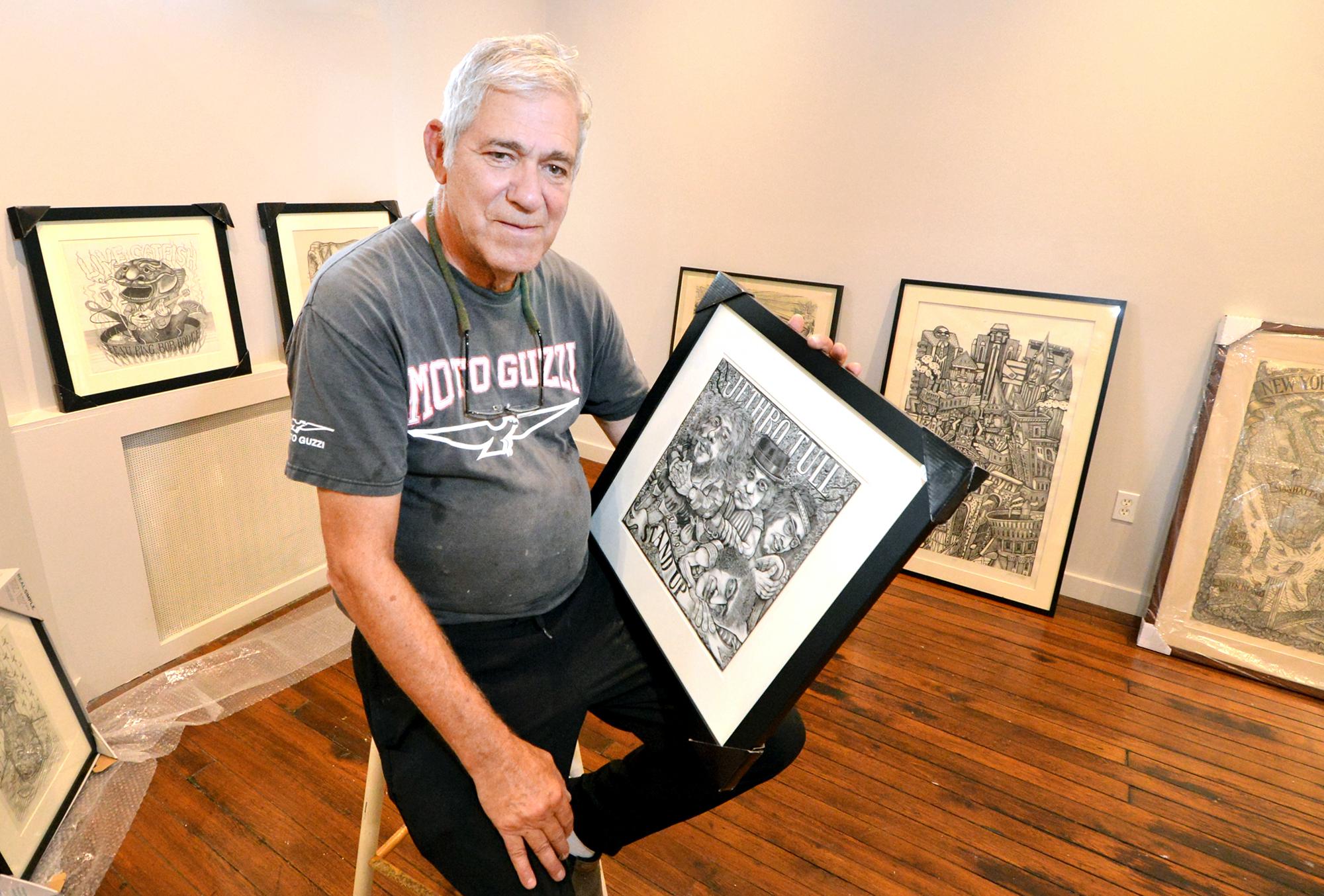 James Grashow, known for cardboard art, rock album covers, dies at 83