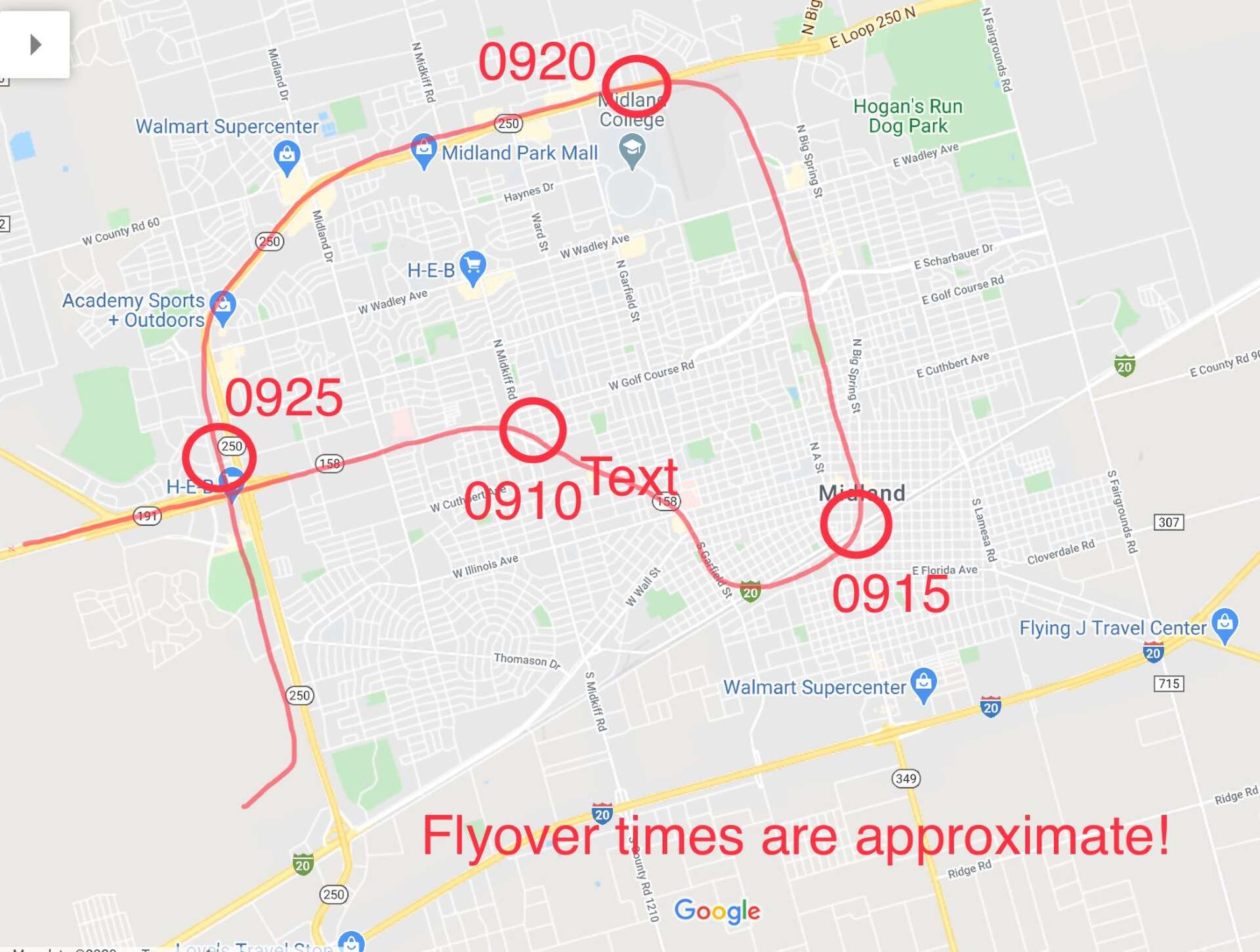 High Sky Wing schedules flyover salute