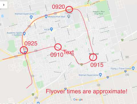 High Sky Wing schedules flyover salute