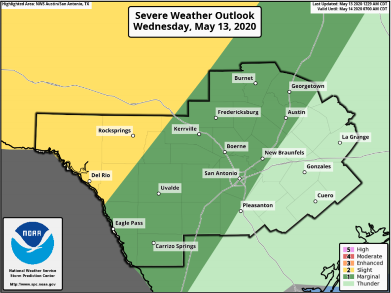 Flash flood warning issued for Bexar County as storms continue