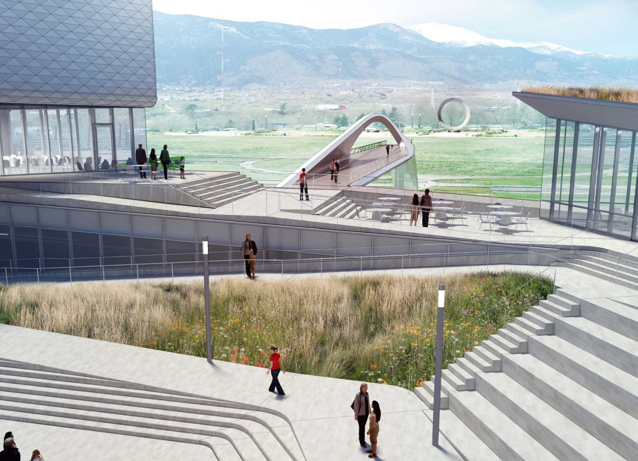 Massive steel bridge for Olympic Museum being built in Houston