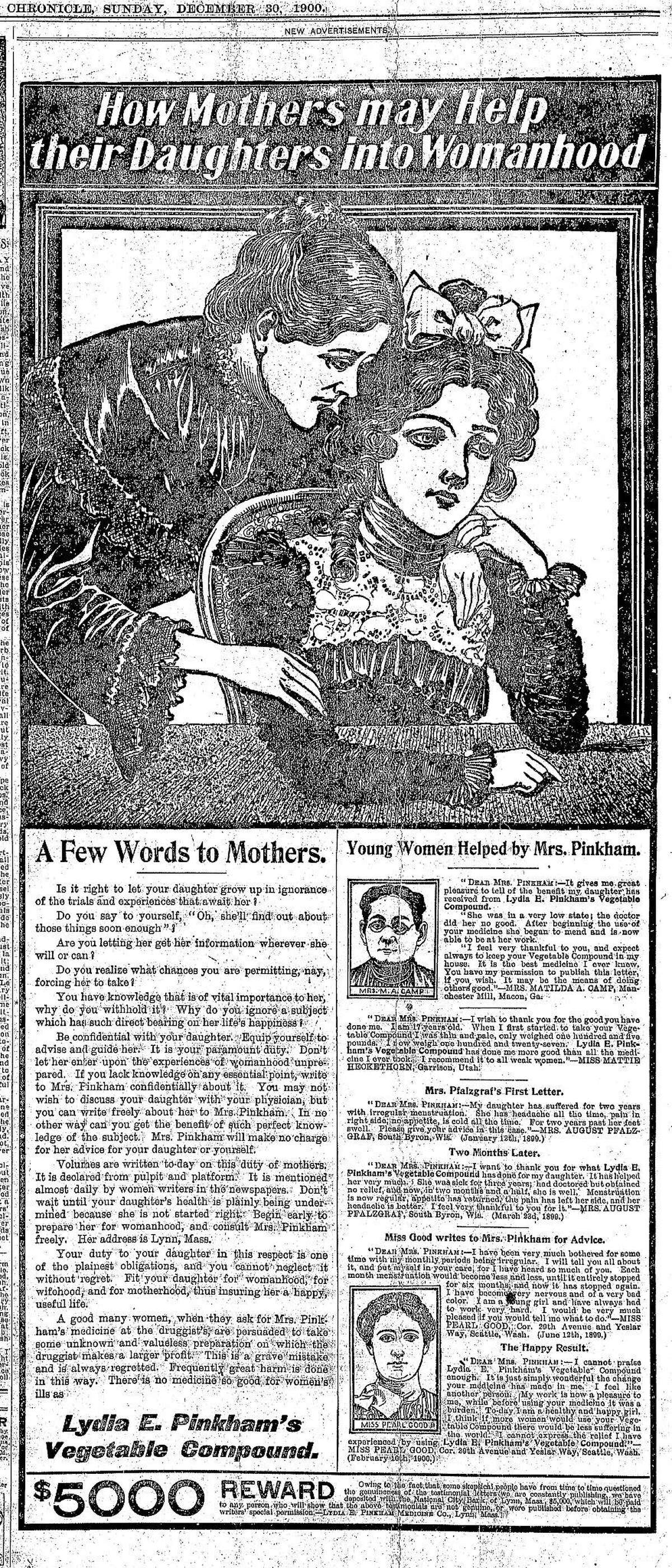 Century-old Chronicle ads: I. Magnin, Folgers Coffee, Levi Strauss and more