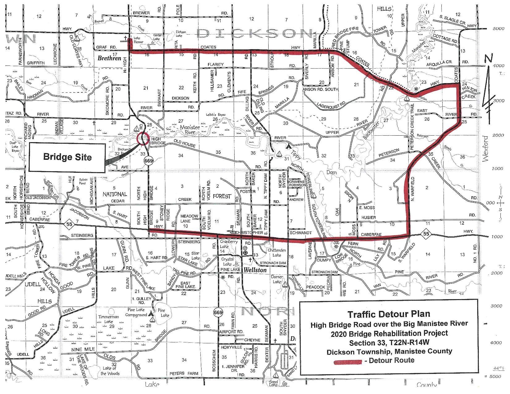 High Bridge construction planned next week