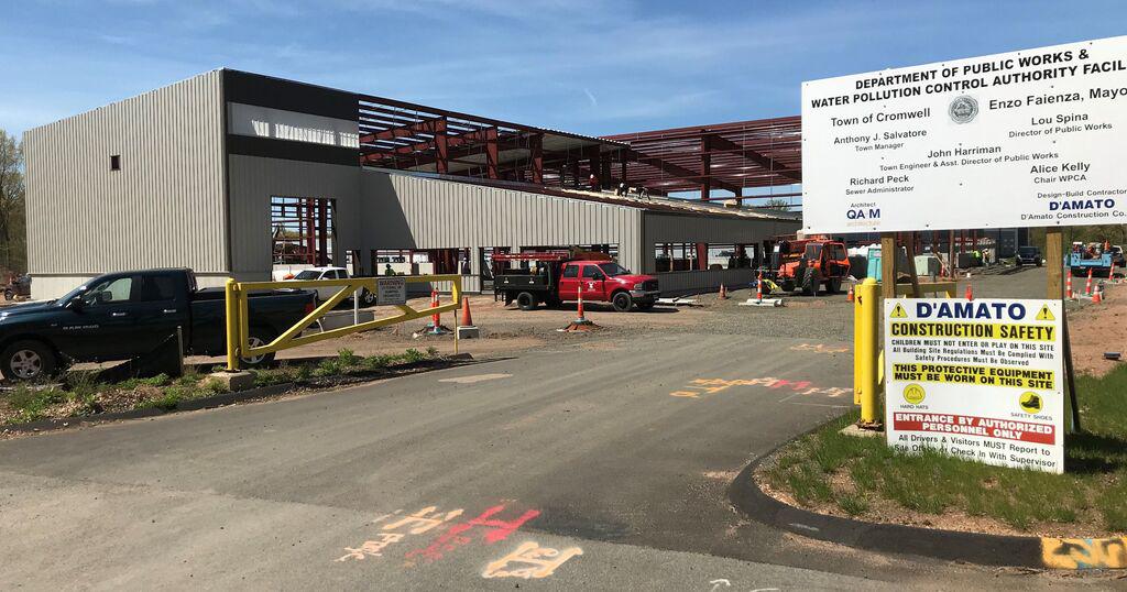 Cromwell’s new town garage coming in months ahead of schedule