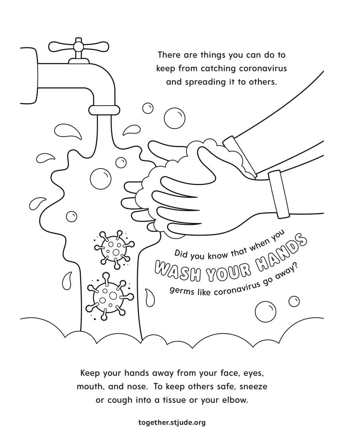 St. Jude creates "Learn About Coronavirus" coloring book for children