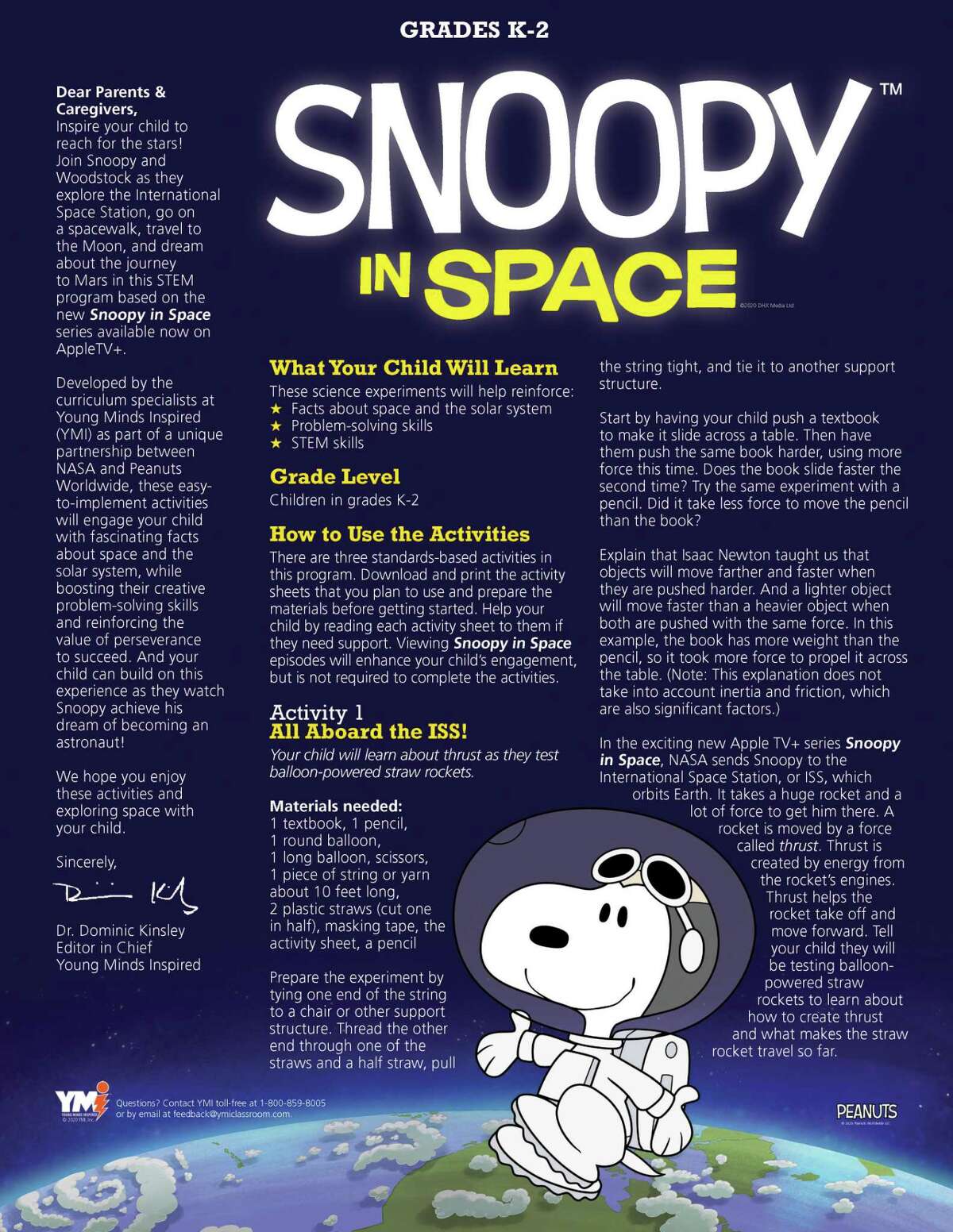 Snoopy, ‘Peanuts’ pals help parents home-school their children online