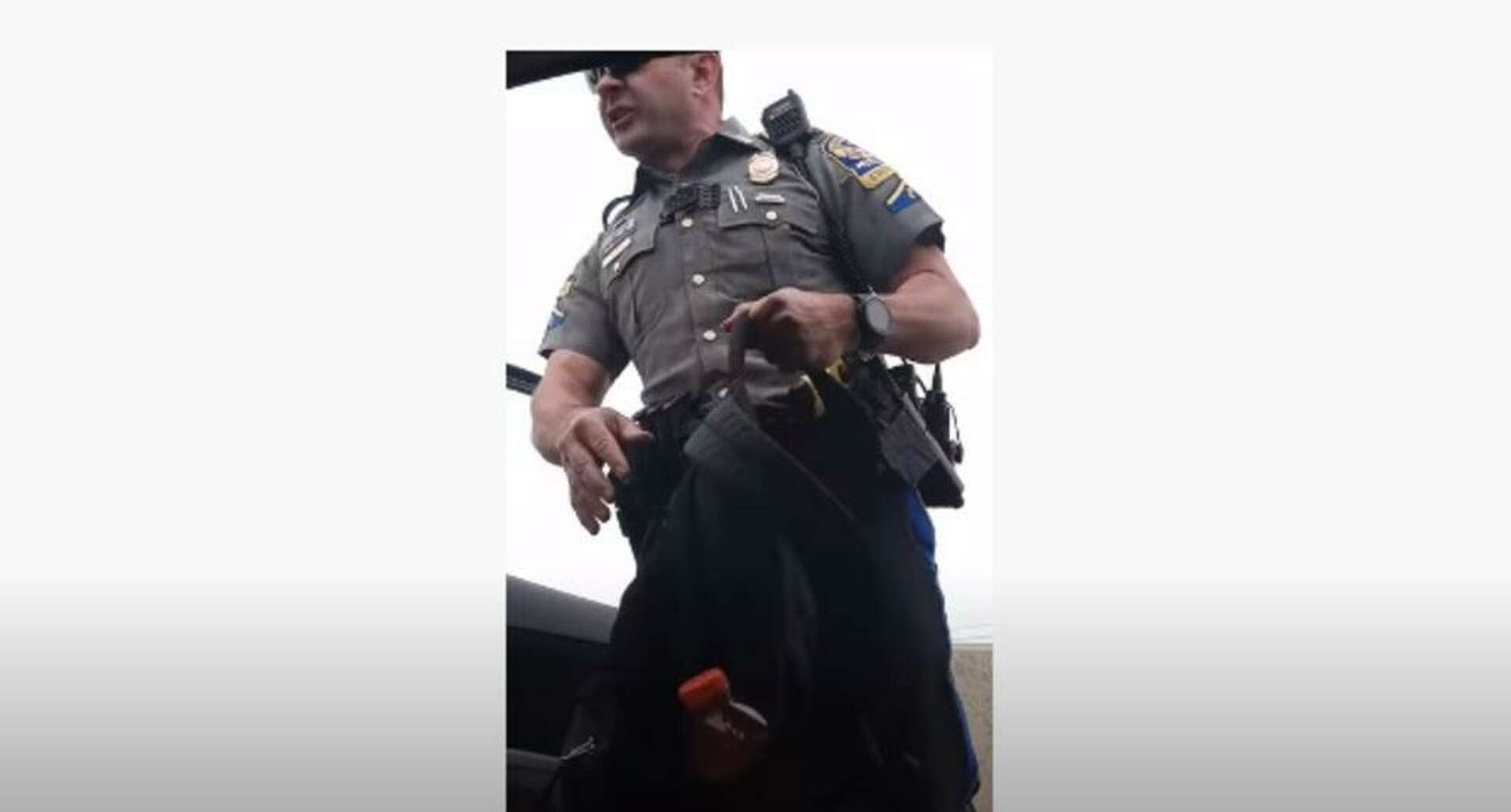 CT trooper barred from public interaction after profanity-filled ...