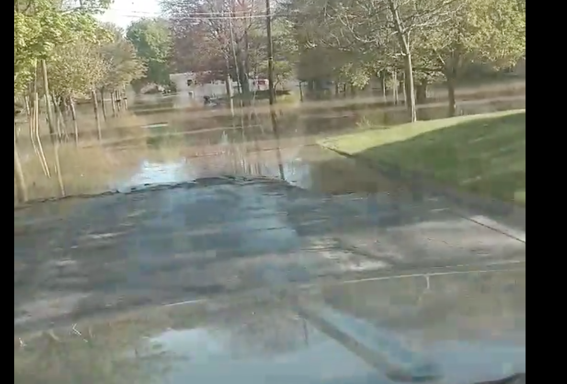 Video shows floodwater in Midland neighborhood