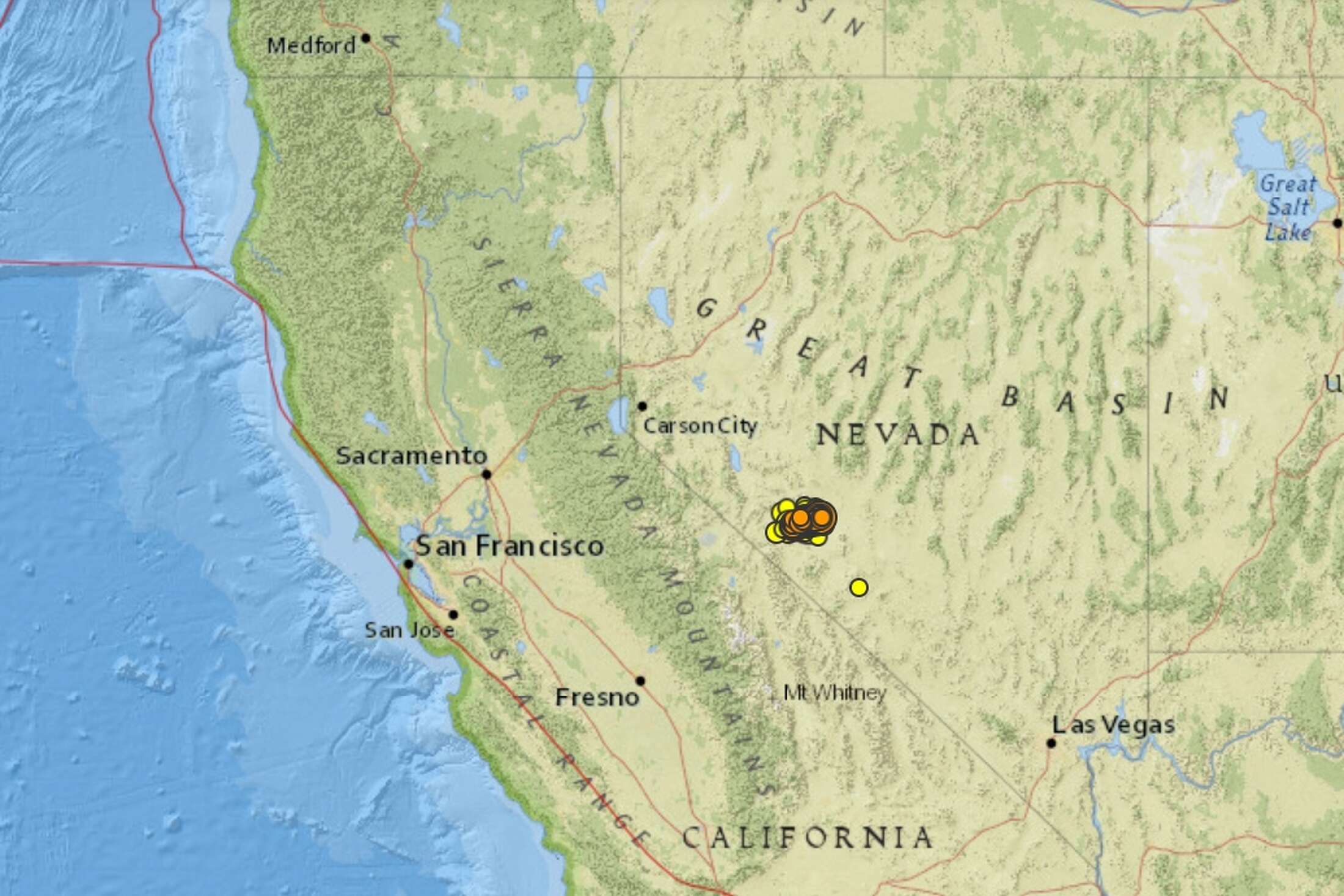 More than 500 earthquakes rattle western Nevada after 6.5 hit less than ...