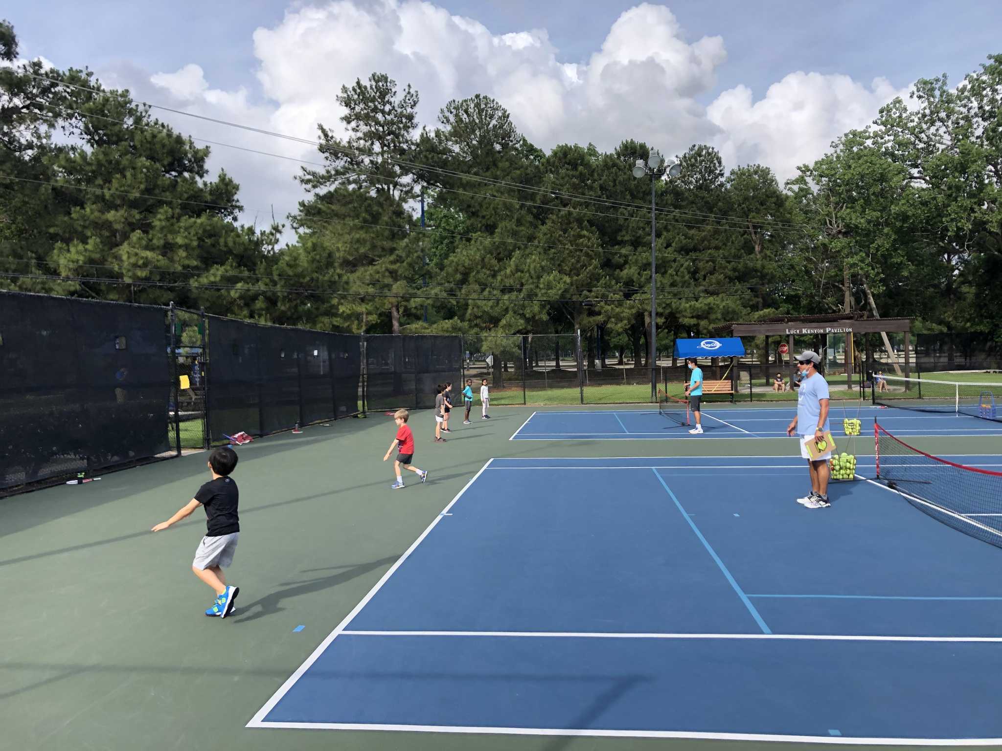 Natural social distancing of tennis benefits Bay Area Racquet Club