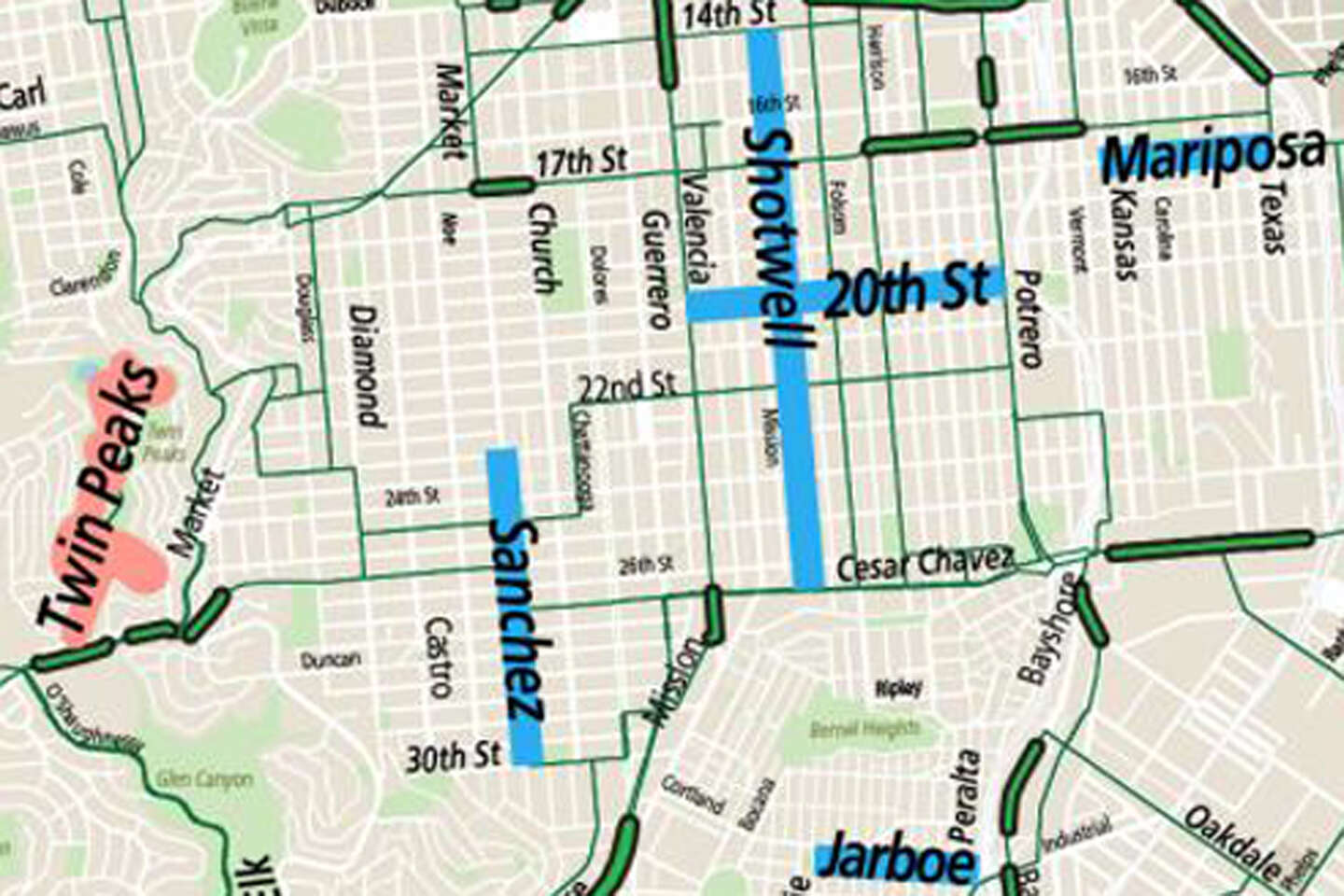 Maps: San Francisco closes more streets to traffic