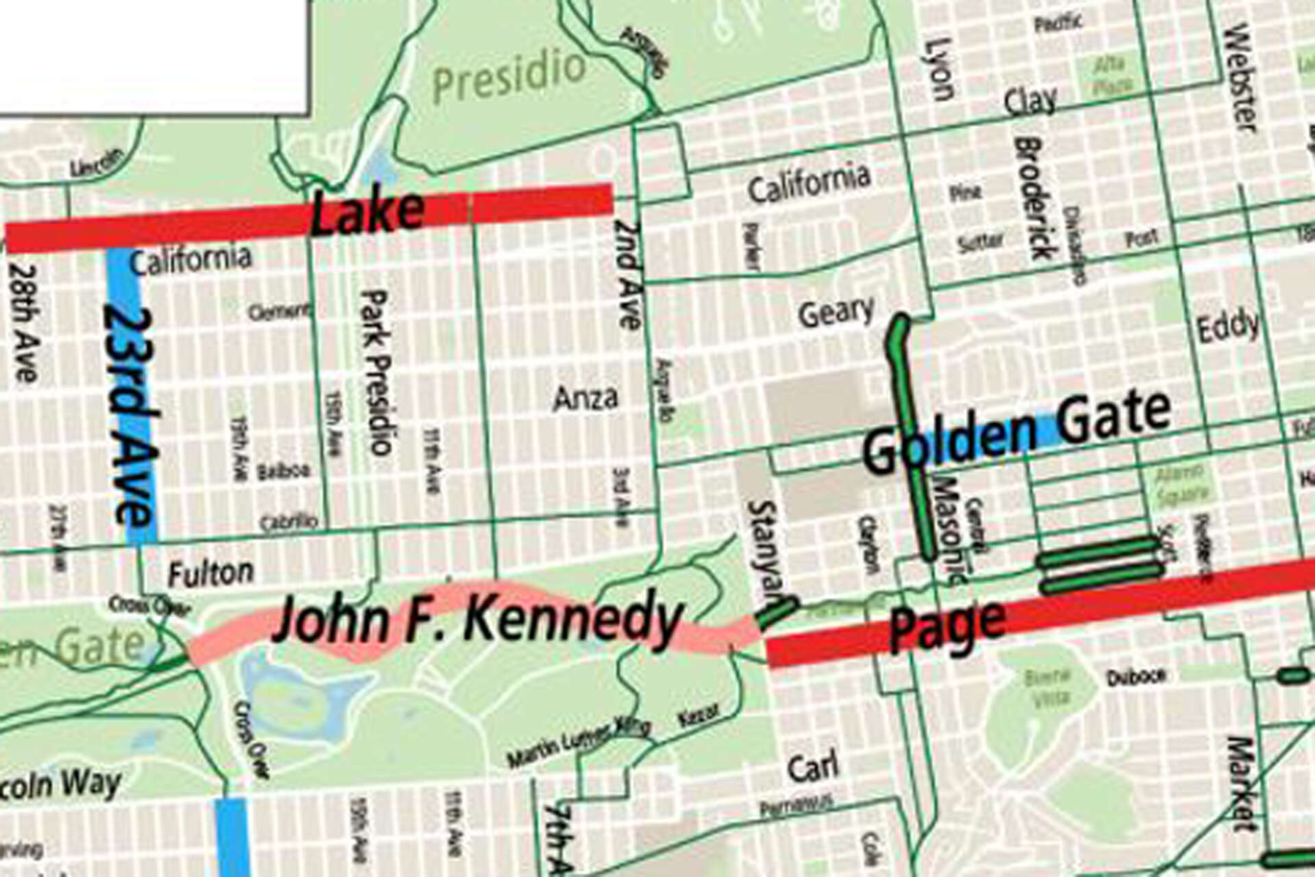 Maps: San Francisco closes more streets to traffic