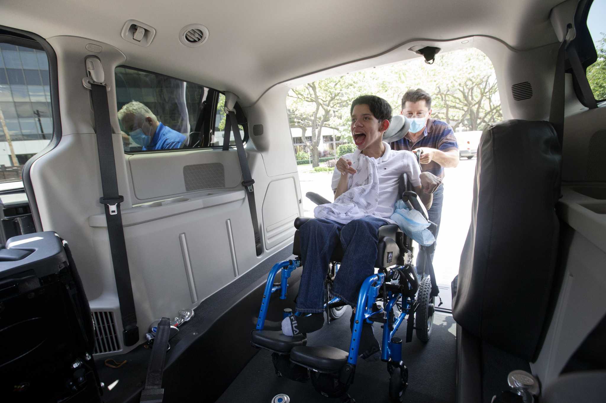 Six families receive wheelchair-accessible vans during Houston Children ...