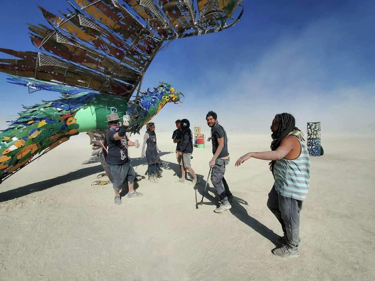 San Antonio artist’s ‘Phoenix’ sculpture rises from the ashes, then ...