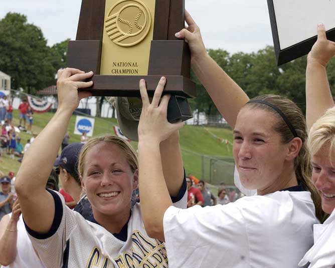 May 27, 2002: Cal softball earns Bears’ first NCAA team title in a ...