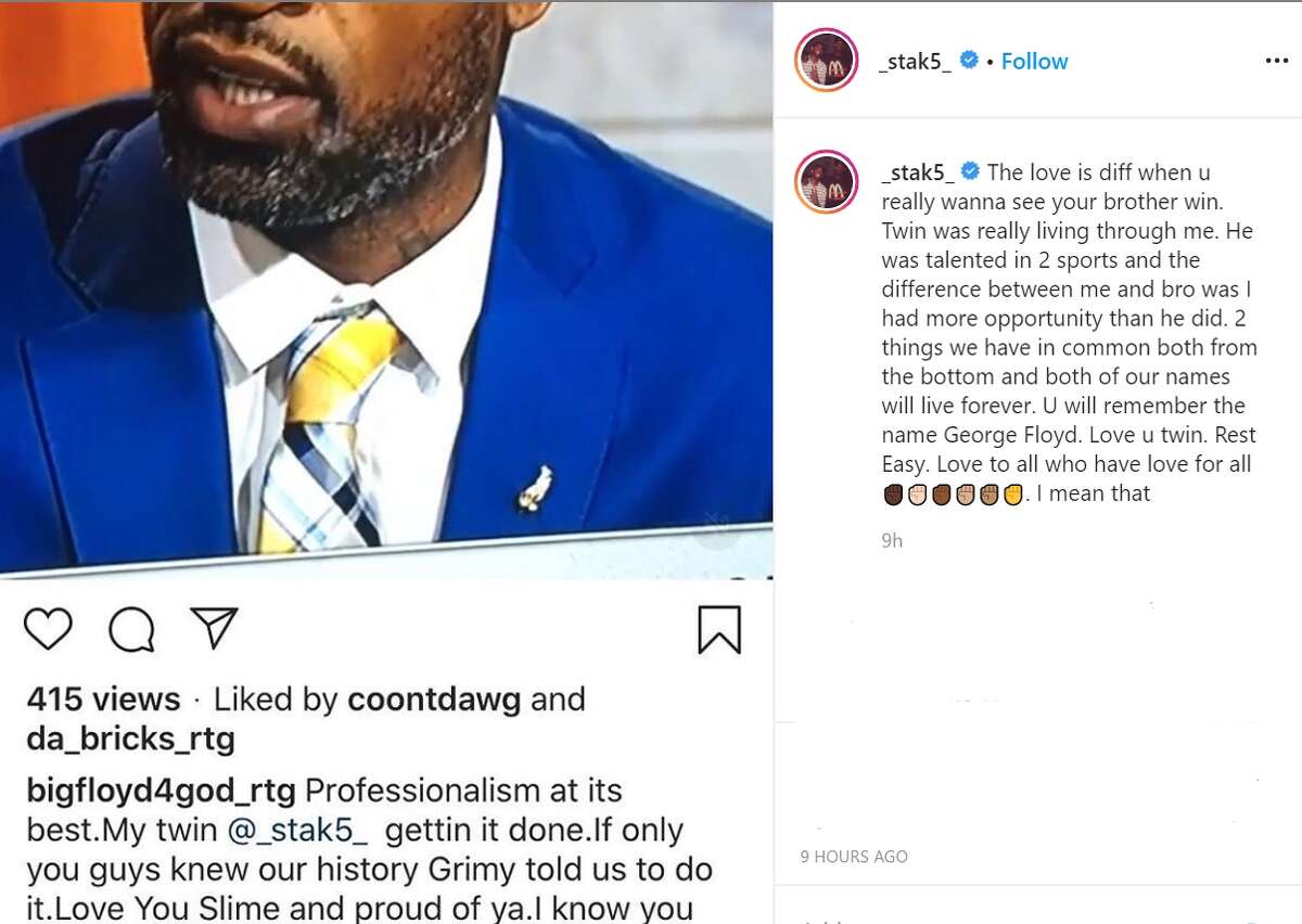 Stephen Jackson mourns loss of close friend George Floyd, who died in ...