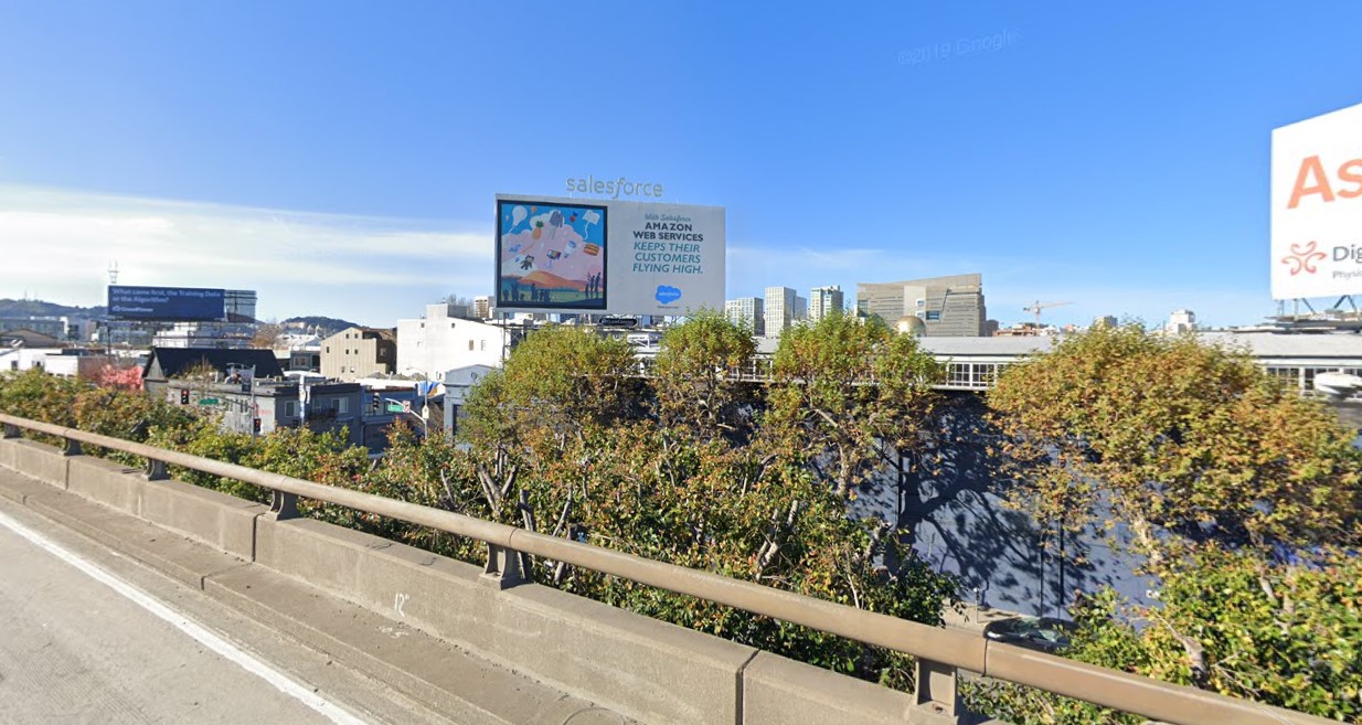 Mystery of 90s billboard over Highway 101 revealed