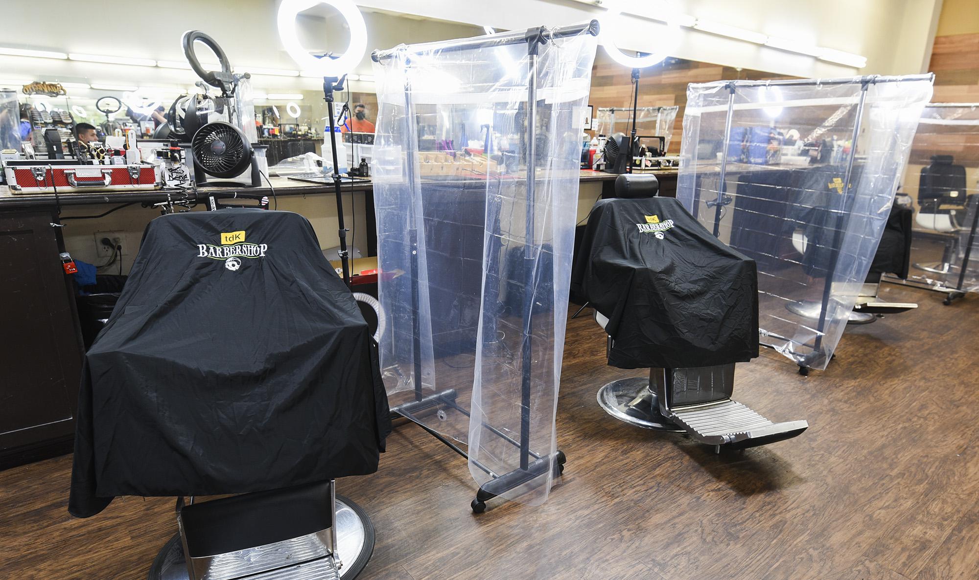 Barbershops react to reopening process