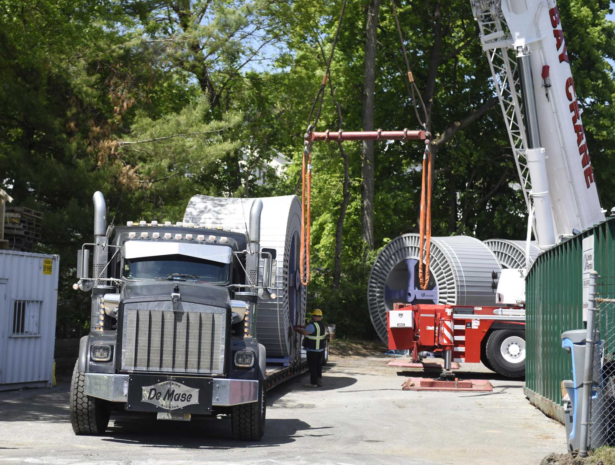 Construction nears completion on Eversource substation in Greenwich